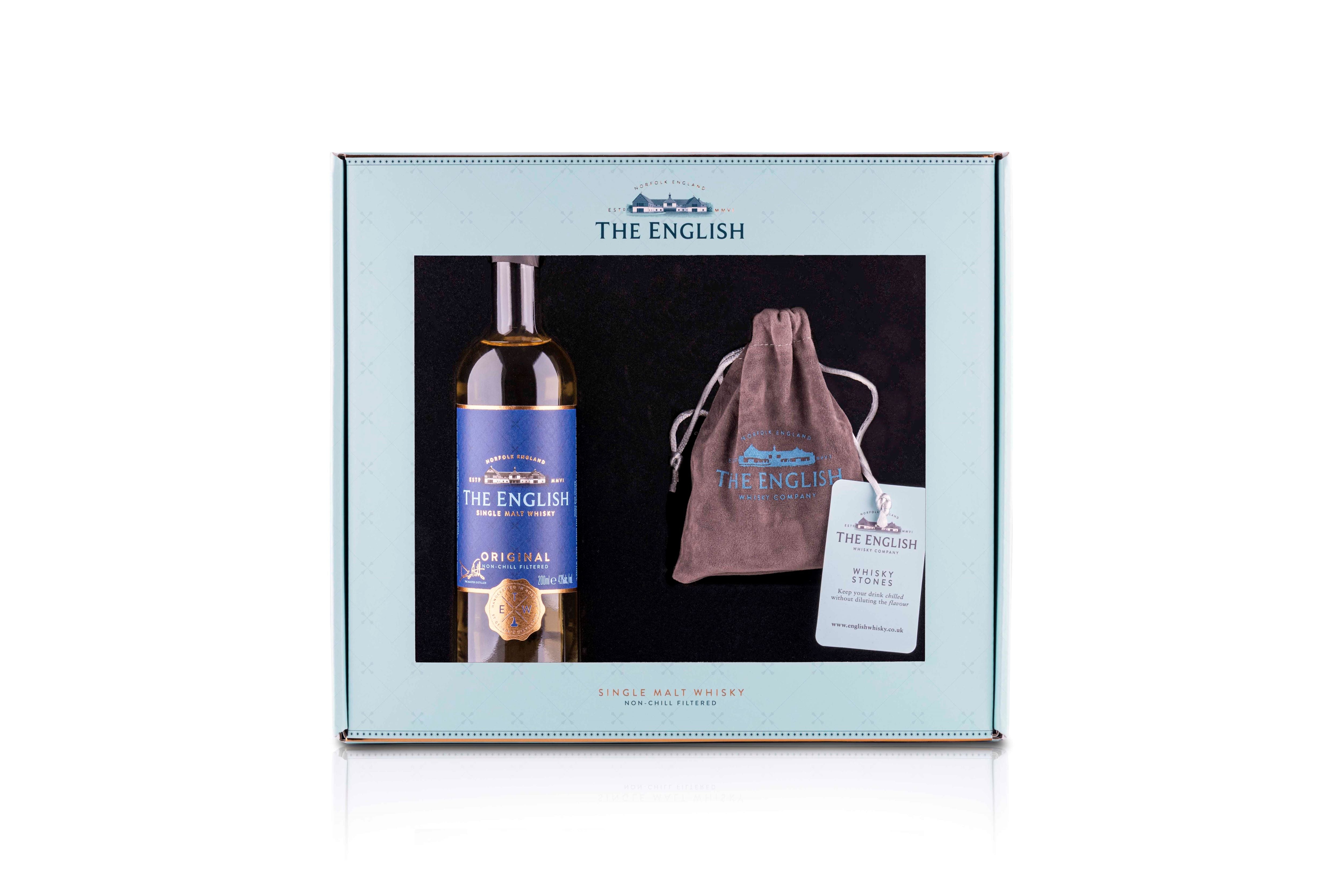 The English Gift Set Original & Whisky Stones – The English Distillery