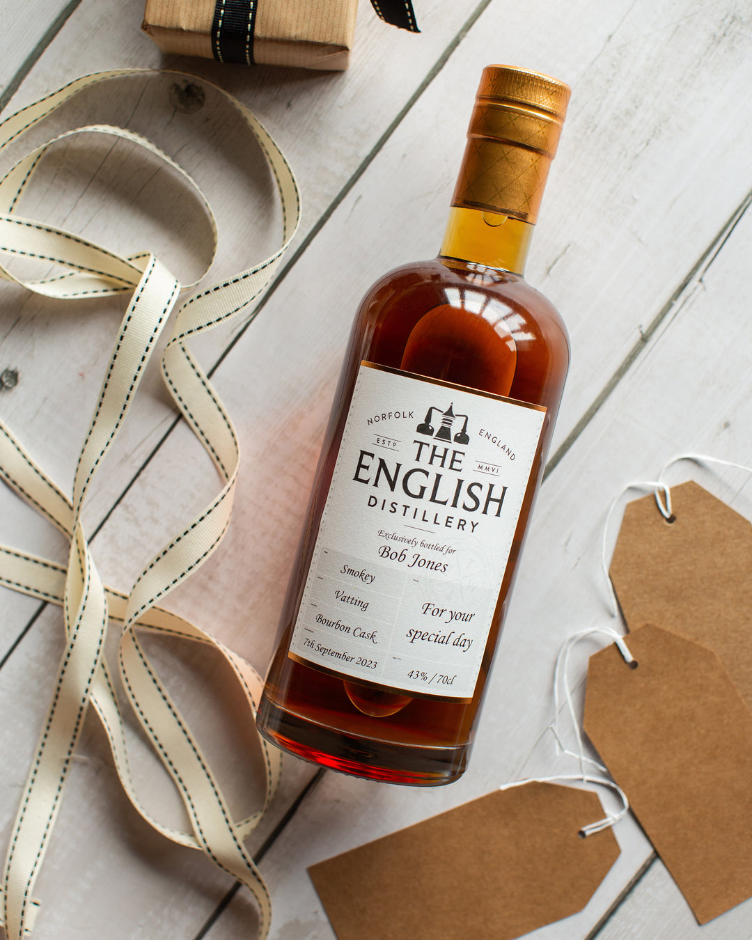 Personalised Bottle Label – The English Distillery